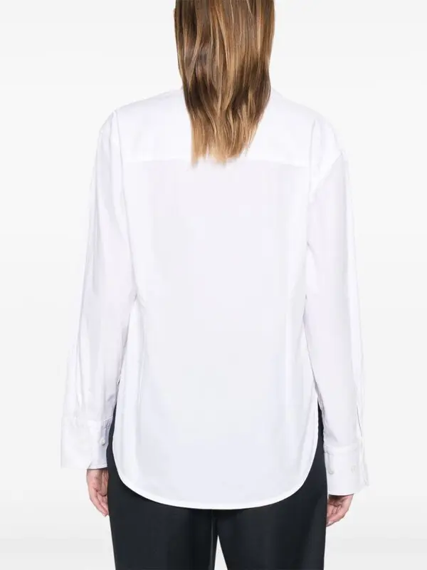 FRENKEN Cross Asymmetric Shirt - White