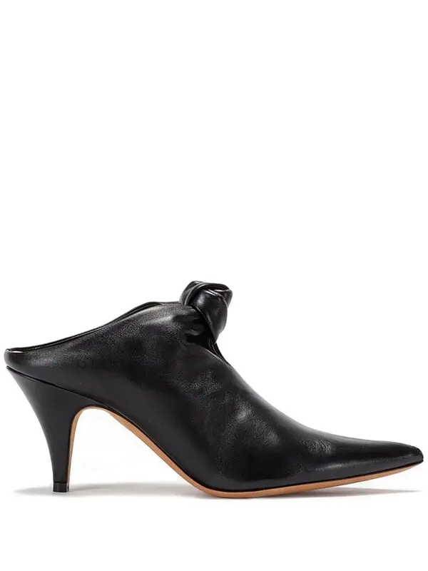 Khaite Rowan 75mm Mules - Black