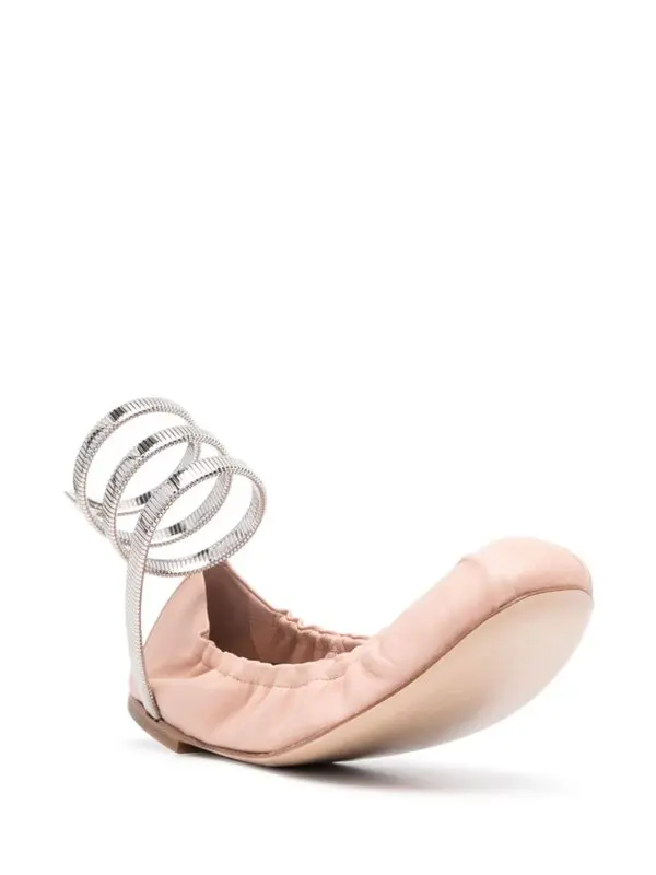Rene Caovilla Leather Ballet Flats