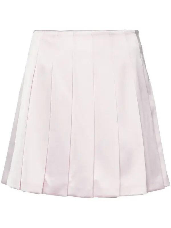 SELF-PORTRAIT Satin Mini Skirt