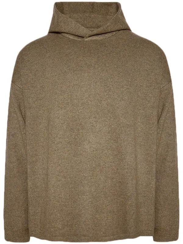Fear Of God Logo-patch Knitted Hoodie