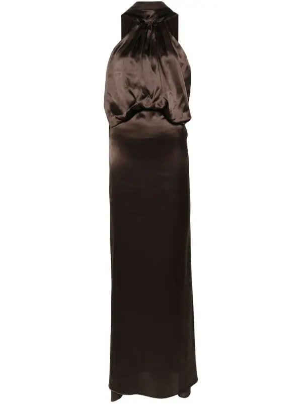 Attico Silk Maxi Dress