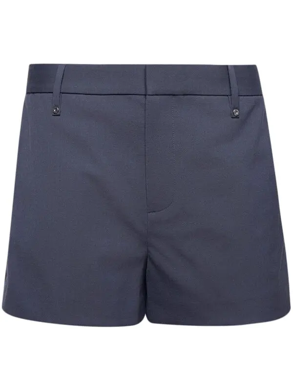 DION LEE Riveted Tailored Shorts - Grey
