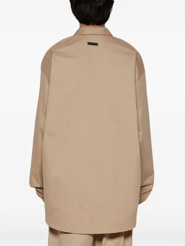 Fear Of God Logo-patch Zip-up Shirt Jacket