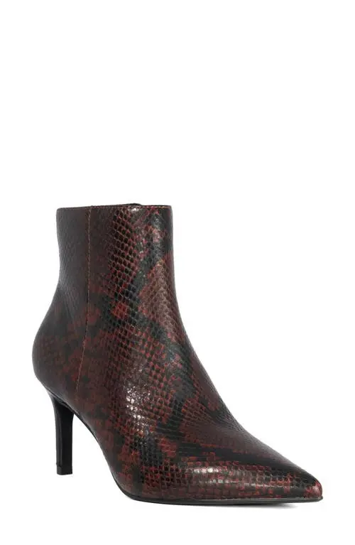 Dune London Pointed Toe Bootie - Brown