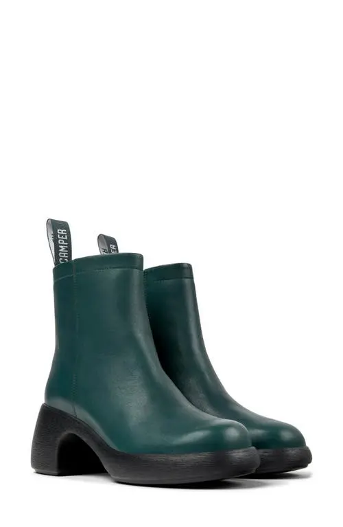 Camper Thelma Platform Bootie - Dark Green