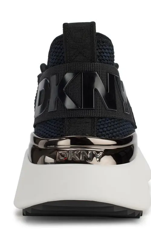 Dkny Zayley Knit Sneakers - Midnight Navy