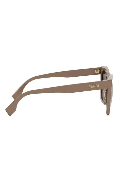 Fendi 55mm Gradient Square Sunglasses
