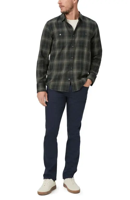 Paige Everett Plaid Flannel Button-up Shirt - Aspen Forest
