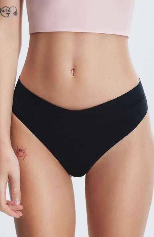 SAVAGE X FENTY Soft N' Savage Cheeky Panties - Black Caviar