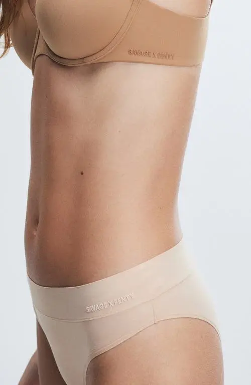 SAVAGE X FENTY Soft N' Savage Cheeky Panties - Honey Nude