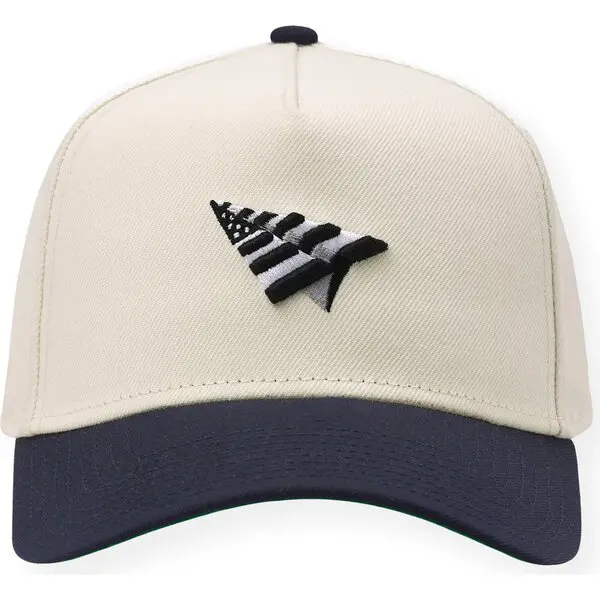 PAPER PLANES Logo 9forty A-frame Snapback Cap - Chrome White/black
