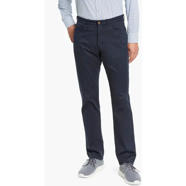 Johnston & Murphy Straight Leg Jeans - Navy