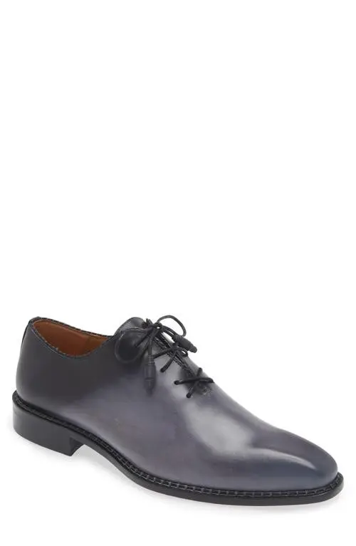 Mezlan Barbaro Leather Oxford - Grey/black