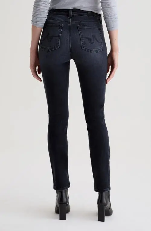 Ag Mari Mid-rise Slim Straight-leg Jeans - Glitch