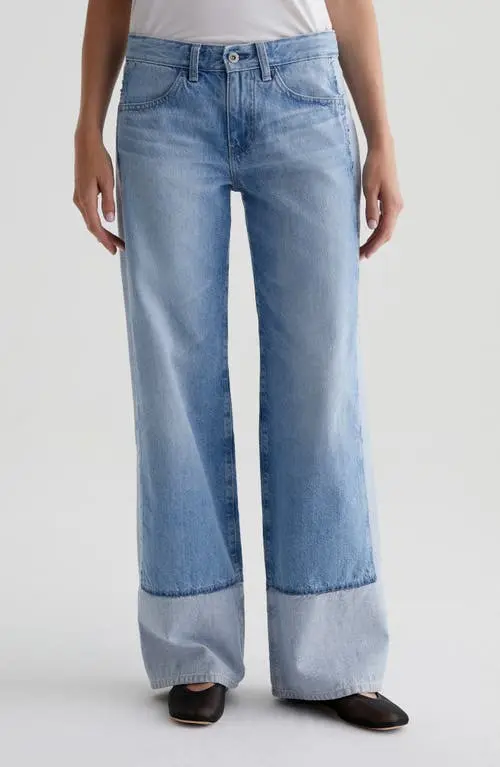 Ag Adria Low-rise Wide-leg Jeans