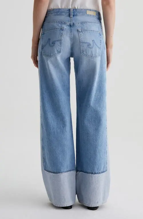 Ag Adria Low-rise Wide-leg Jeans