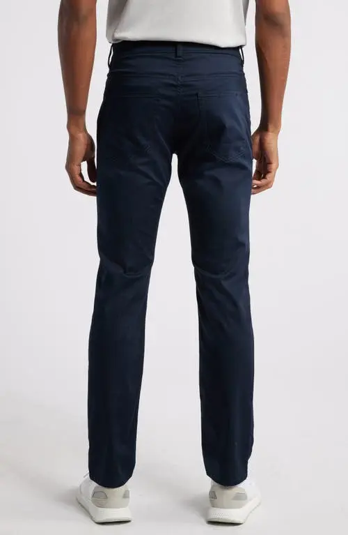 BOSS Delaware Stretch Straight Leg Pants - Dark Blue