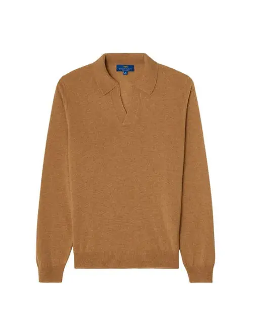 Robert Talbott Parsons Johnny Collar Cashmere Sweater