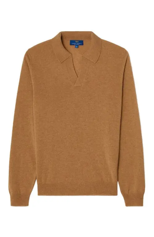 Robert Talbott Parsons Johnny Collar Cashmere Sweater