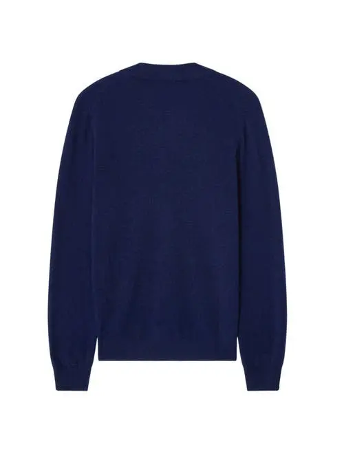 Robert Talbott Parsons Johnny Collar Cashmere Sweater - Ink