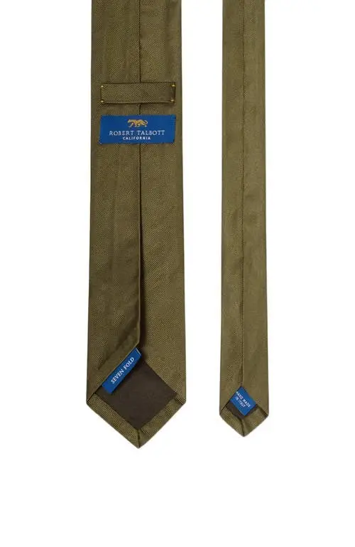 Robert Talbott Newman 7 Fold Solid Silk Necktie - Lavender