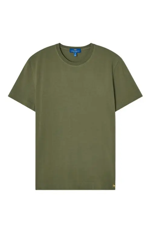 Robert Talbott Dean Stretch Jersey Tee - Olive