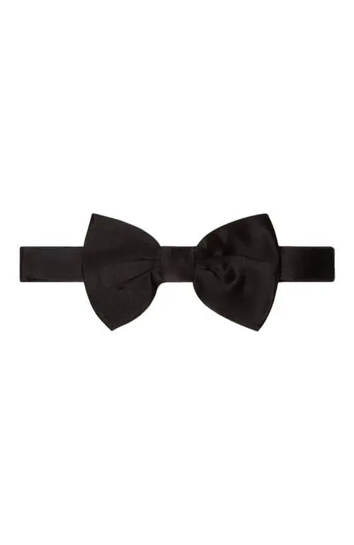 Robert Talbott Walter Satin Bow Tie - Black