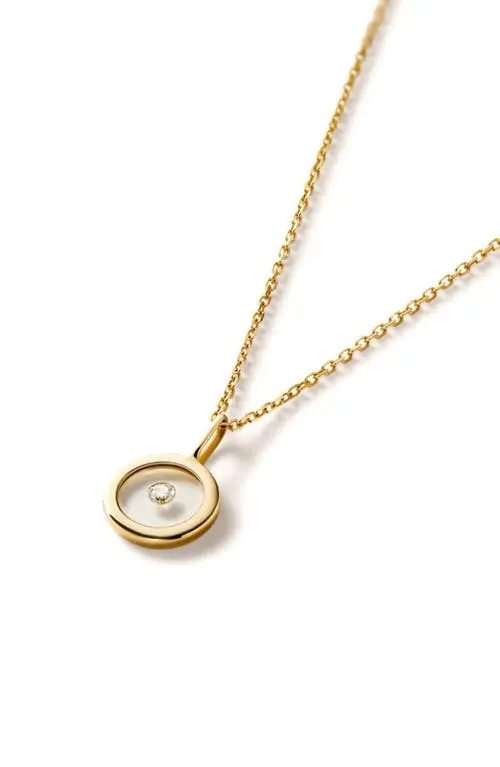 ANA LUISA Floating Diamond Pendant Necklace - Gold