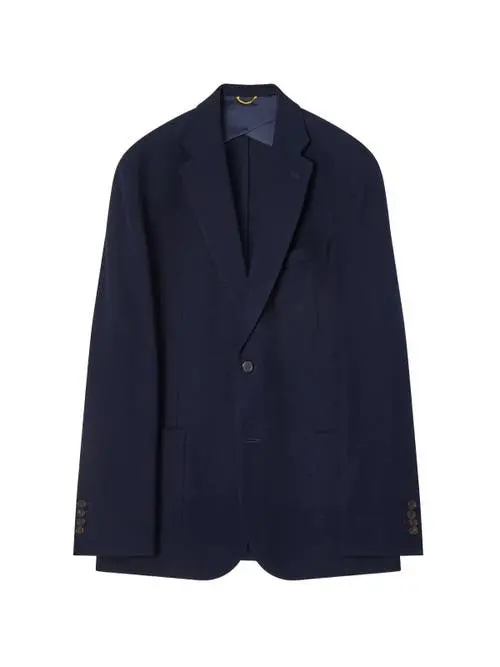 Robert Talbott Wright Knit Blazer - Navy Blue