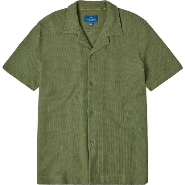 Robert Talbott Williams Waffle Knit Camp Shirt