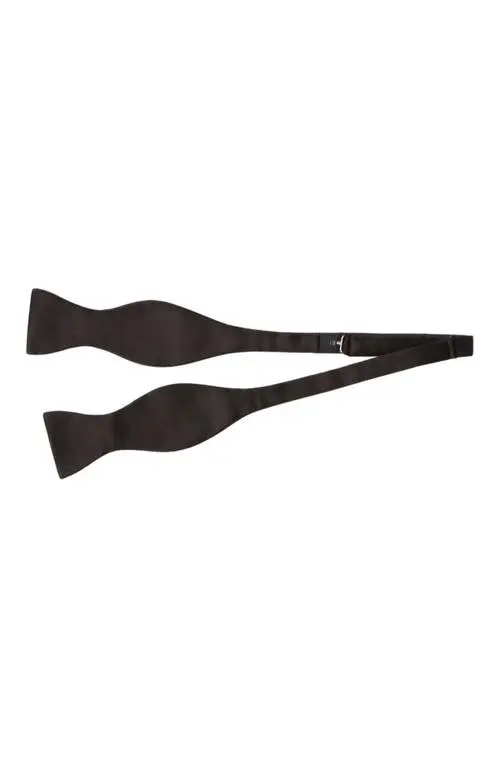 Robert Talbott Bond Satin Self-tie Bow Tie - Black