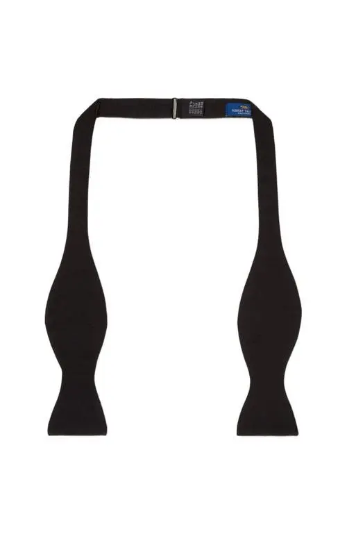 Robert Talbott Bond Grosgrain Bow Tie - Black