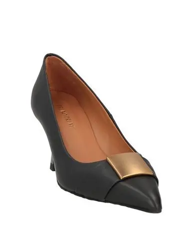 BRUNO PREMI Pumps Leather Solid Color