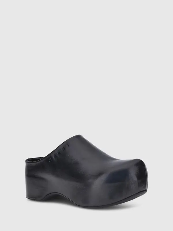 Marni Platform Clogs - Black