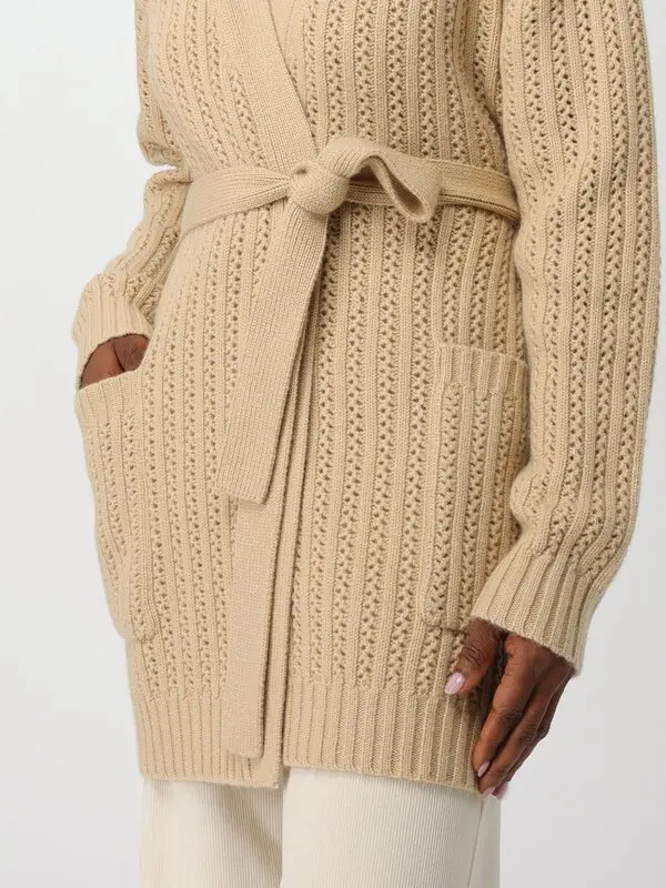 Max Mara Belted Cardigan - Beige