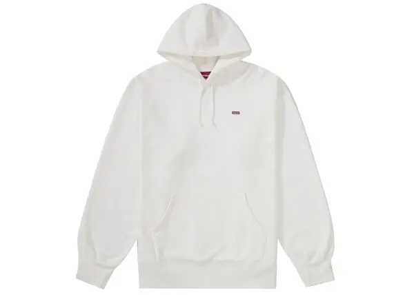 Supreme Small Box Hooded Sweatshirt - White
