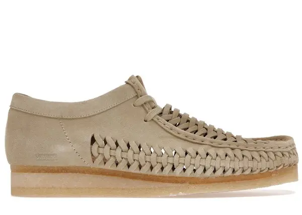 Clarks Woven Wallabee - Tan