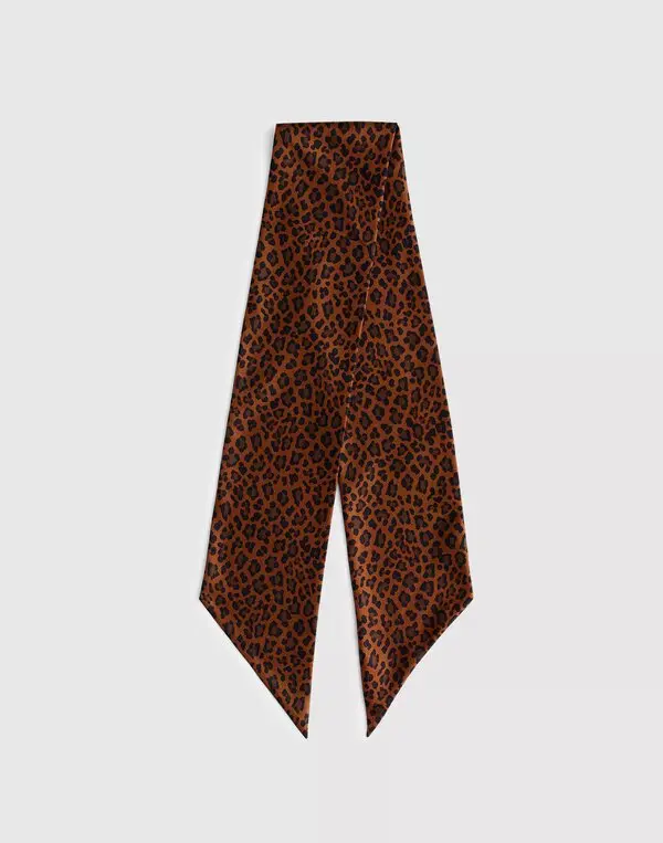 Madewell Silk Twill Tie - Chocolate Raisin