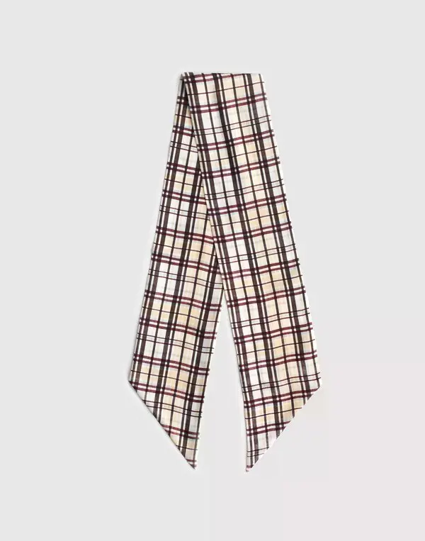 Madewell Silk Twill Tie - Pale Chamois