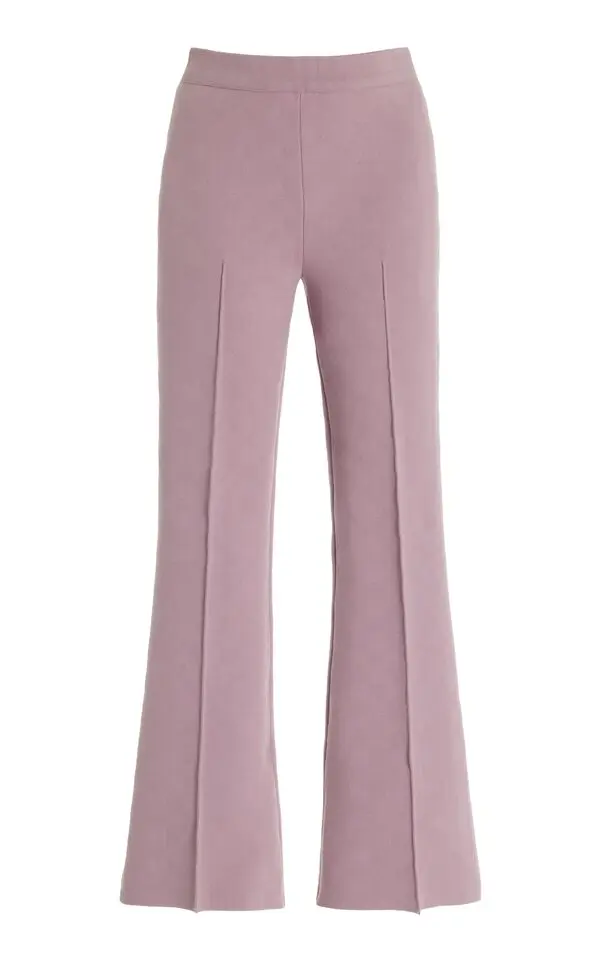 HIGH SPORT Kick Cropped Flared Pants - Pink