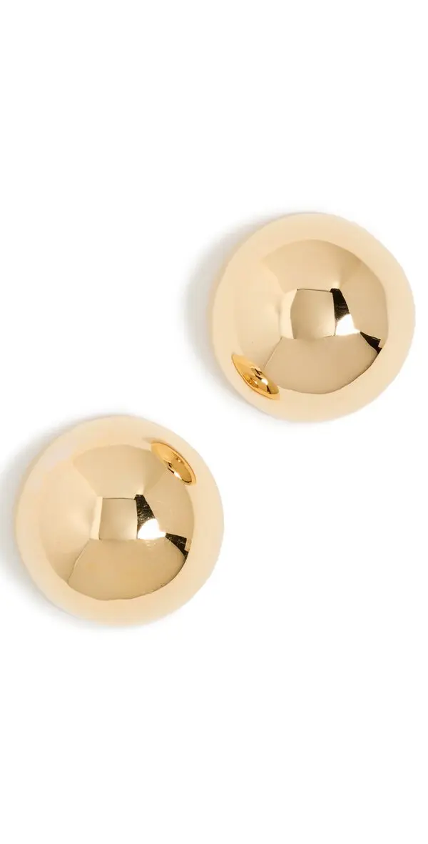 ANNIKA INEZ Small Hemisphere Earrings - Gold