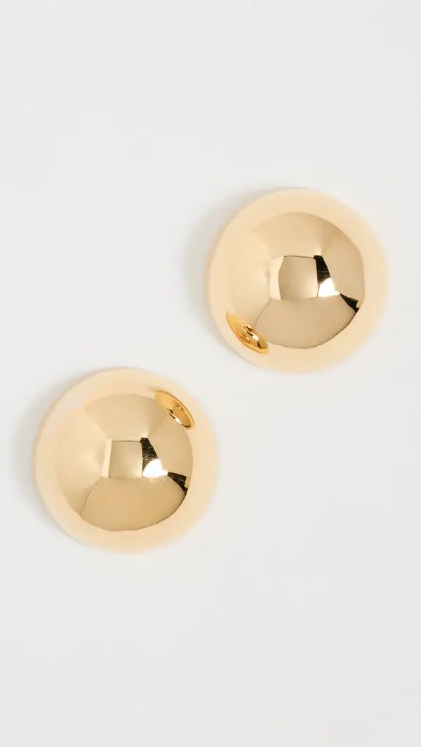 ANNIKA INEZ Small Hemisphere Earrings - Gold