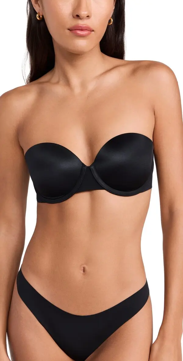Spanx Smooth Suit Your Fancy Strapless Bra - Very Black