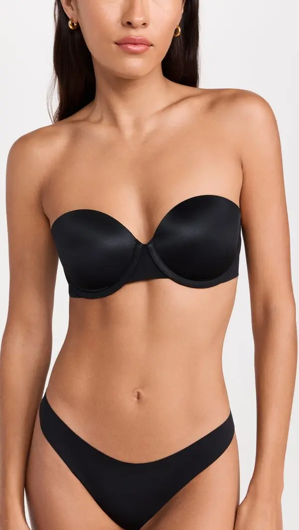 Spanx Smooth Suit Your Fancy Strapless Bra - Very Black