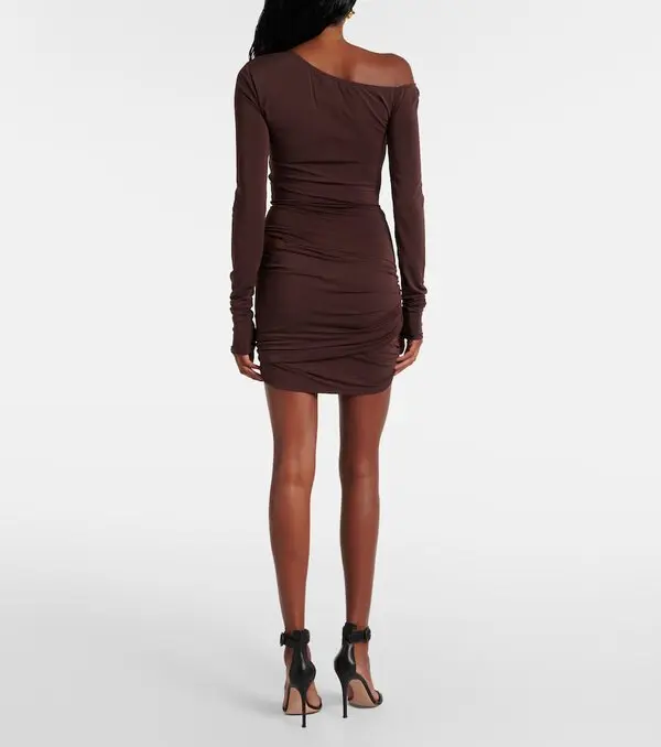 NENSI DOJAKA Asymmetric Cutout Minidress