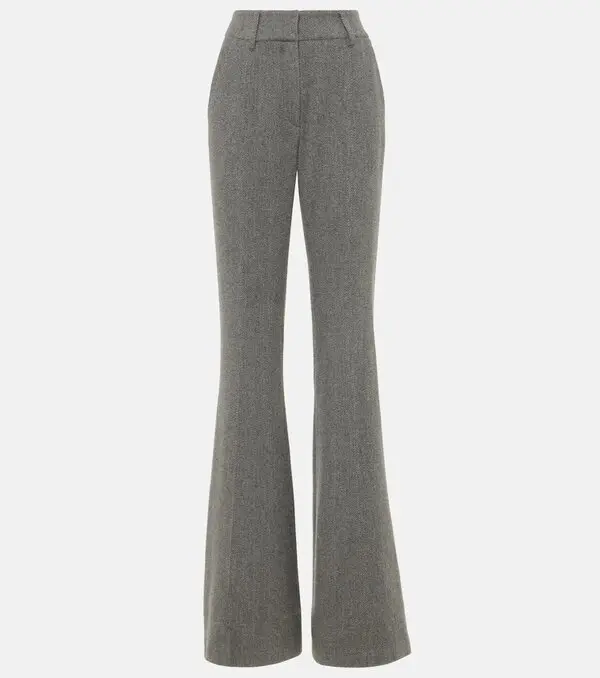 Gabriela Hearst Rhein High-rise Flared Pants - Grey