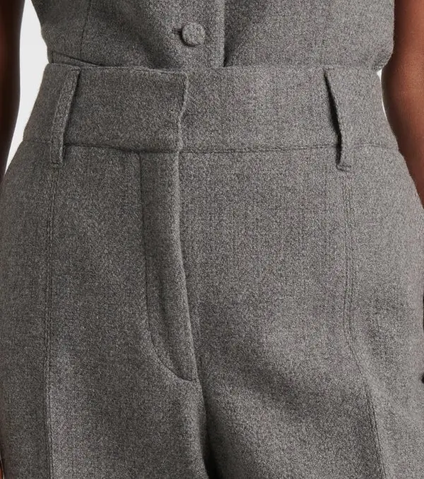 Gabriela Hearst Rhein High-rise Flared Pants - Grey