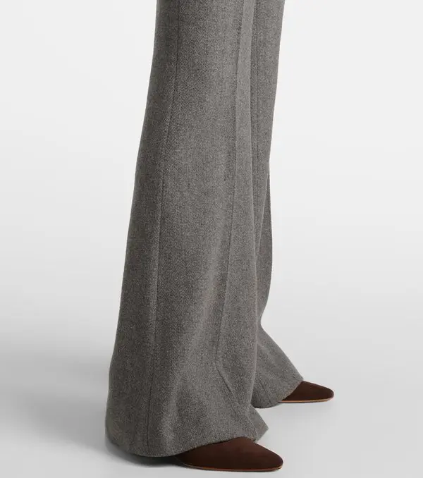 Gabriela Hearst Rhein High-rise Flared Pants - Grey
