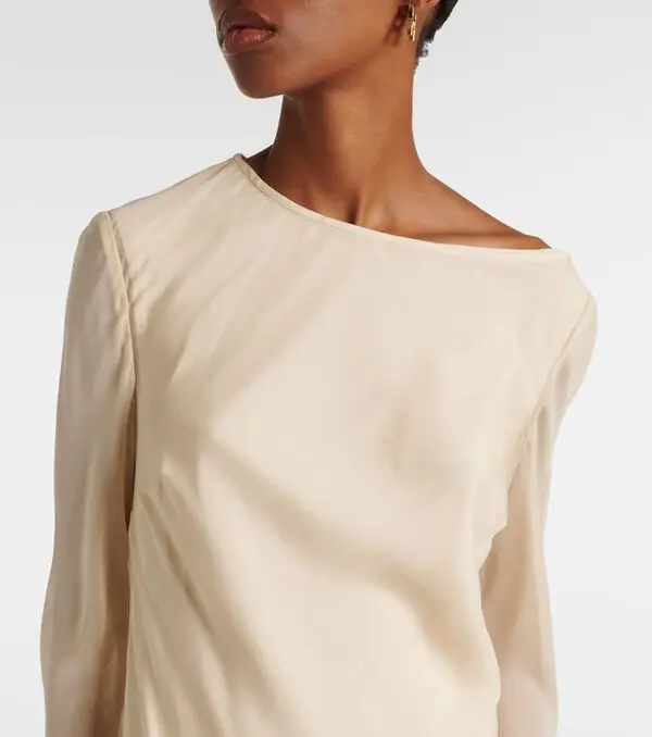 sir strobe silk chiffon maxi dress SIR Strobe silk chiffon maxi dress SIR